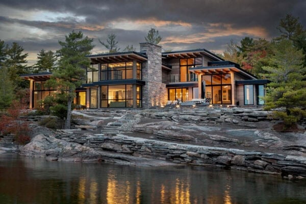 See this Canadian lakefront cottage with stunning views of Georgian Bay