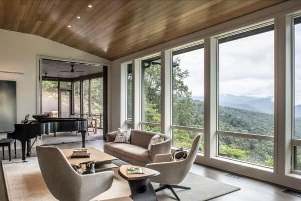 A cliffside house with amazing views of North Carolina’s Blue Ridge ...