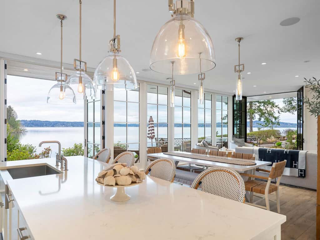 Inside this impressive Bainbridge Island home overlooking the Puget Sound