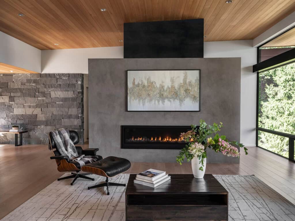 Step into this modern lake house with picturesque views over Lake ...