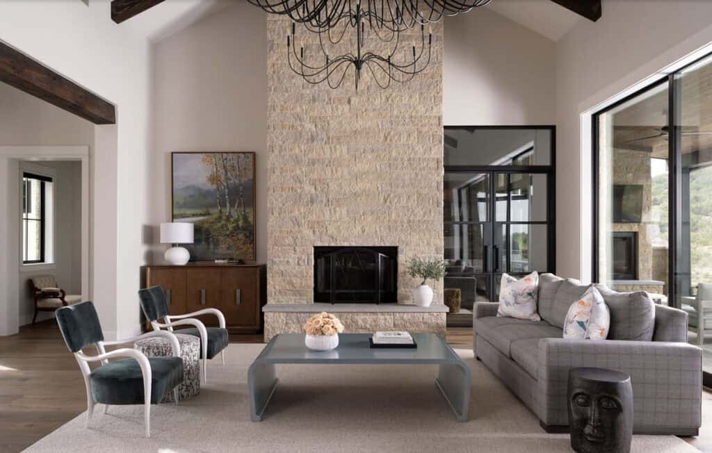 Refined take on organic modernism in this stunning Texas Hill Country home