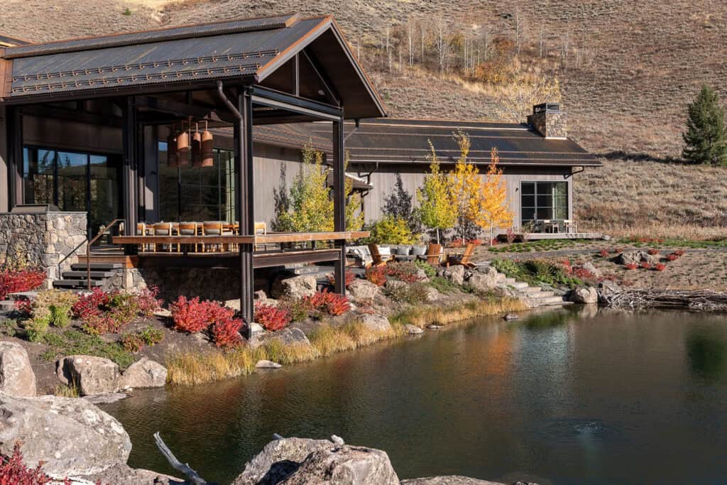 Rusted Wolf Residence is in perfect harmony with Idaho’s natural landscape