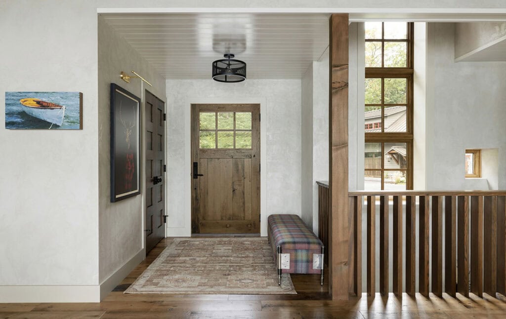Inside a stunning lakefront home in Wisconsin with views over Balsam Lake