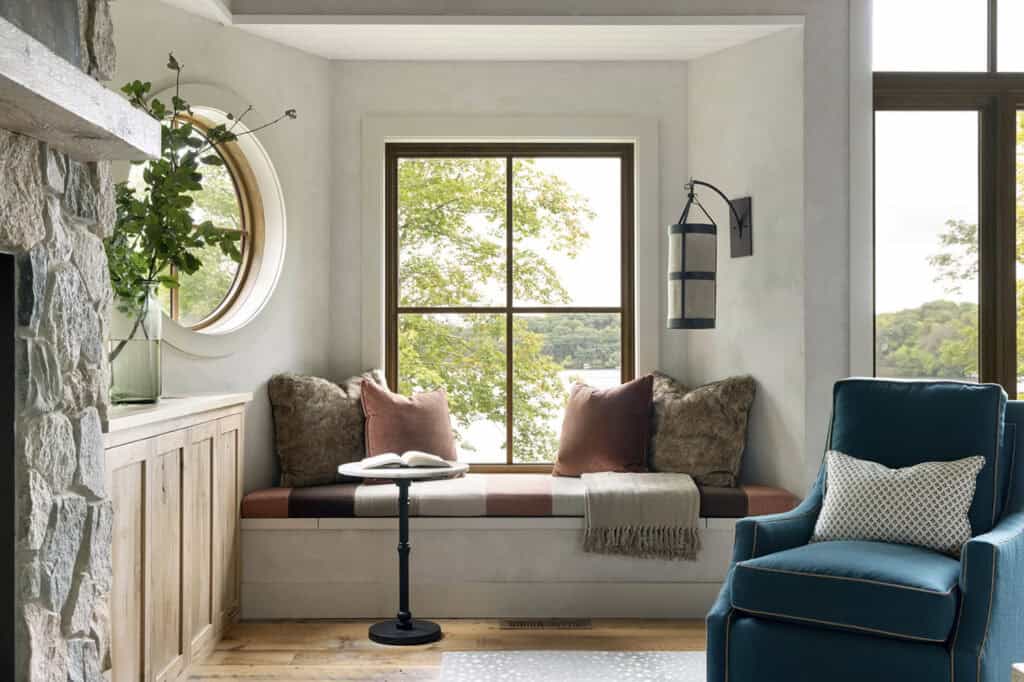 Inside a stunning lakefront home in Wisconsin with views over Balsam Lake