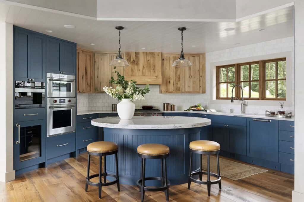 Inside a stunning lakefront home in Wisconsin with views over Balsam Lake