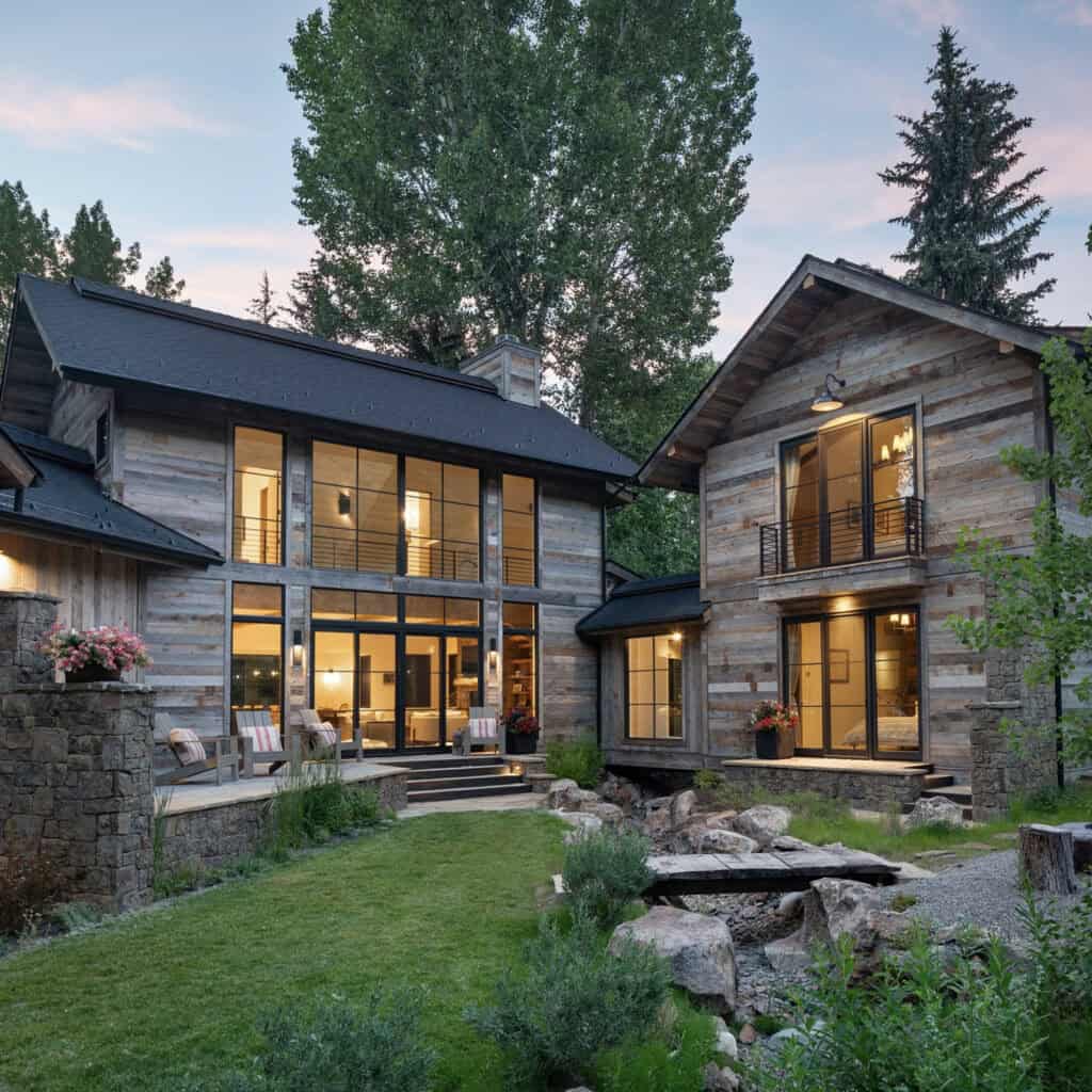 Step into a dreamy Idaho mountain home designed to harmonize with nature