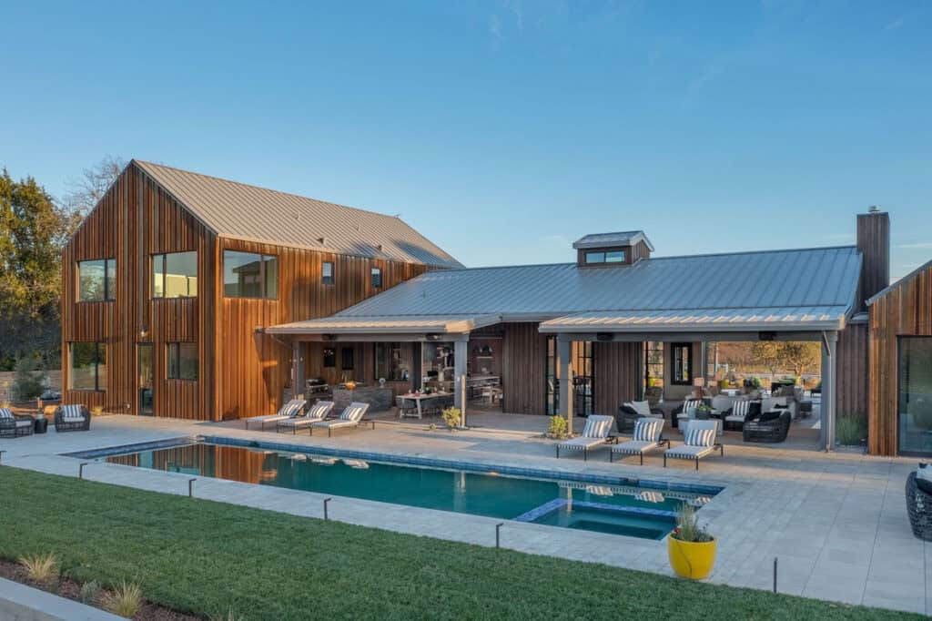 A stunningly beautiful Napa Valley house with breathtaking vineyard views