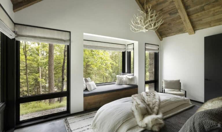 Step inside this peaceful retreat on a remote lake in northern Minnesota