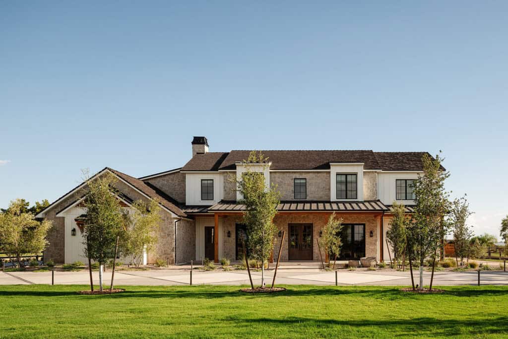 Step into this beautiful traditional farmhouse with a modern twist in ...