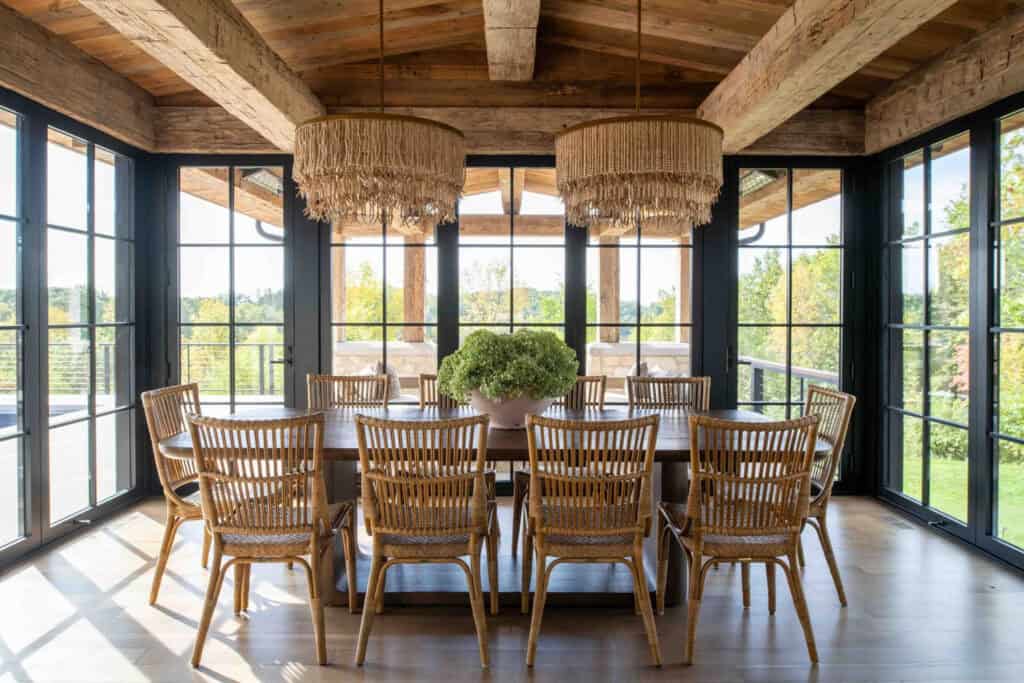 A modern mountain dream house in Minnesota in harmony with nature