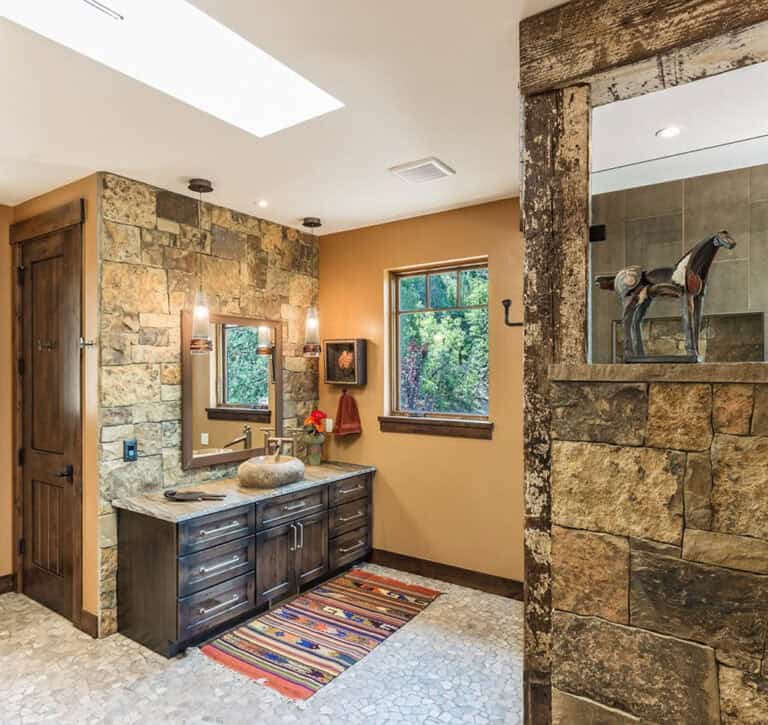 A rustic Colorado mountain home in the tranquil San Juan National Forest