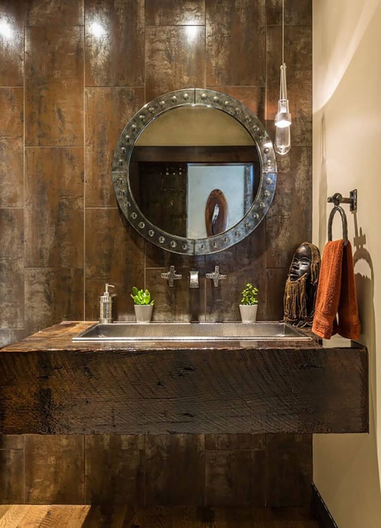 A rustic Colorado mountain home in the tranquil San Juan National Forest