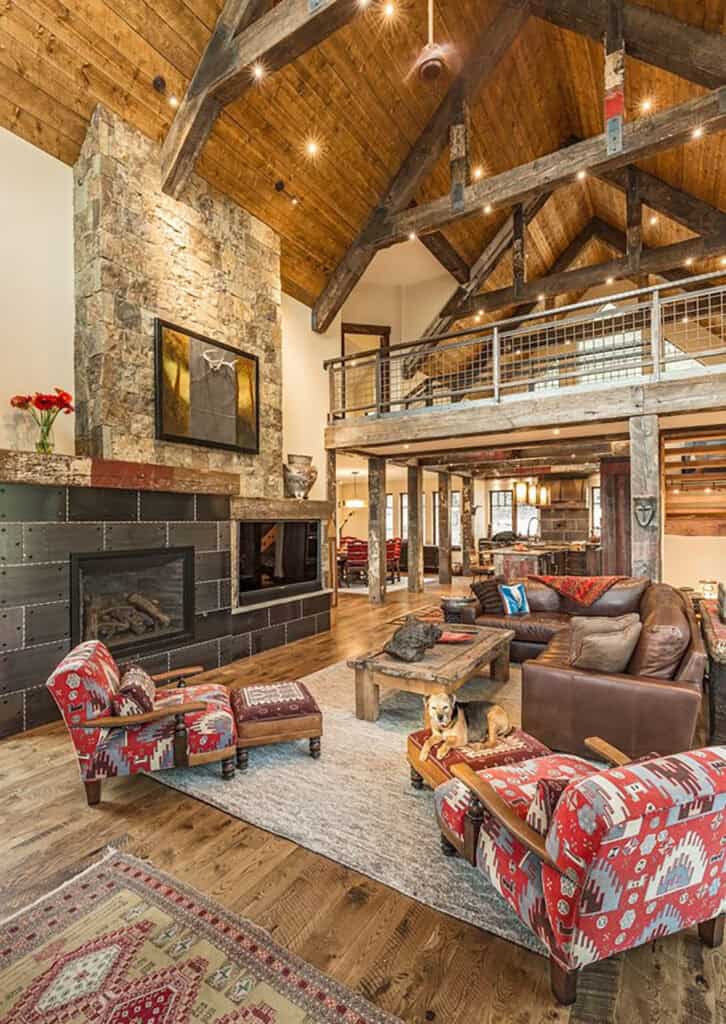 A rustic Colorado mountain home in the tranquil San Juan National Forest