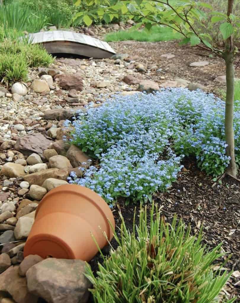 33 Best Spilled Flower Pot Ideas to Boost Small Garden Curb Appeal