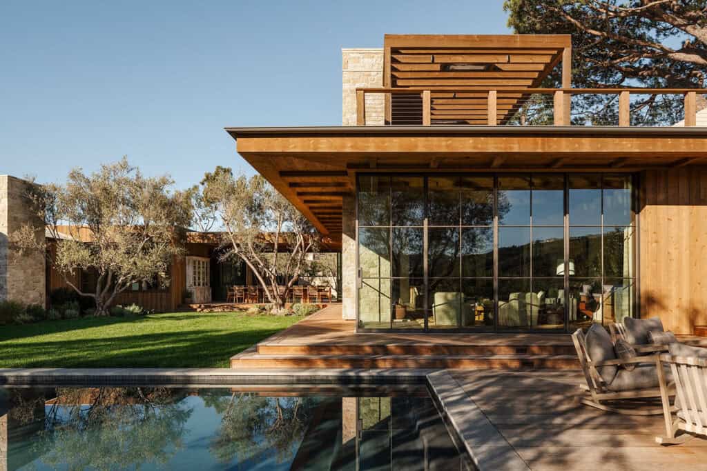 This Napa Valley–inspired Corona del Mar home is a rustic oasis for ...