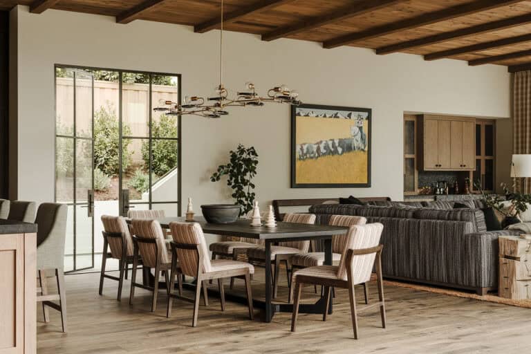 This Napa Valley–inspired Corona del Mar home is a rustic oasis for ...