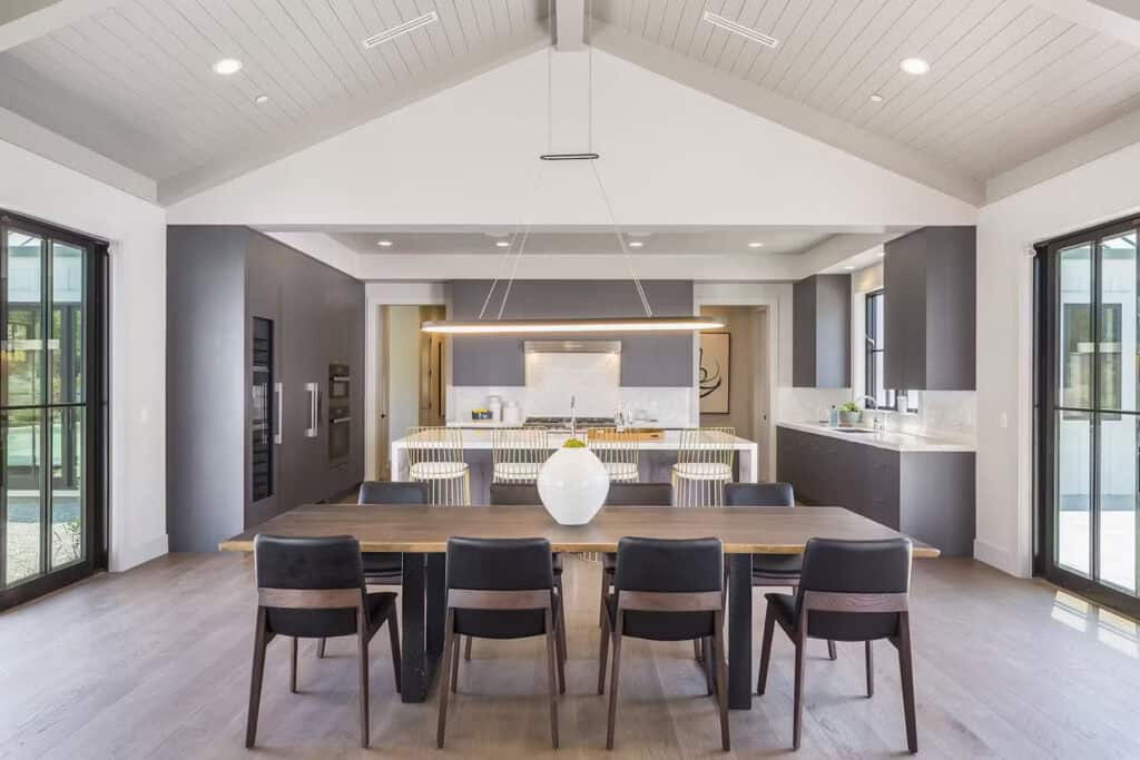 Step into this stunning modern farmhouse home in Napa Valley wine country