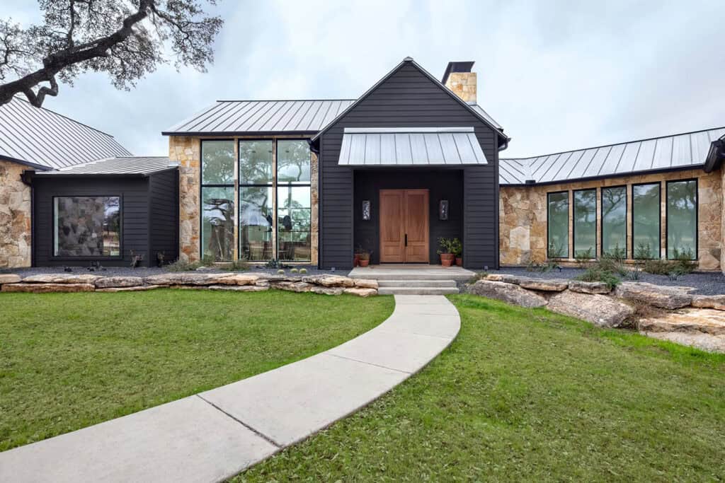 Step into this Texas modern farmhouse home with stunning curb appeal