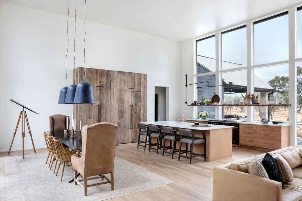 Step into this Texas modern farmhouse home with stunning curb appeal