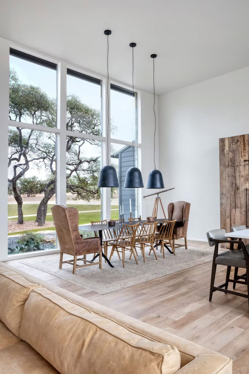 Step into this Texas modern farmhouse home with stunning curb appeal