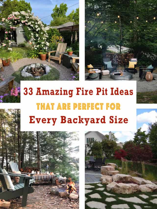 33 Amazing Fire Pit Ideas That Are Perfect for Every Backyard Size