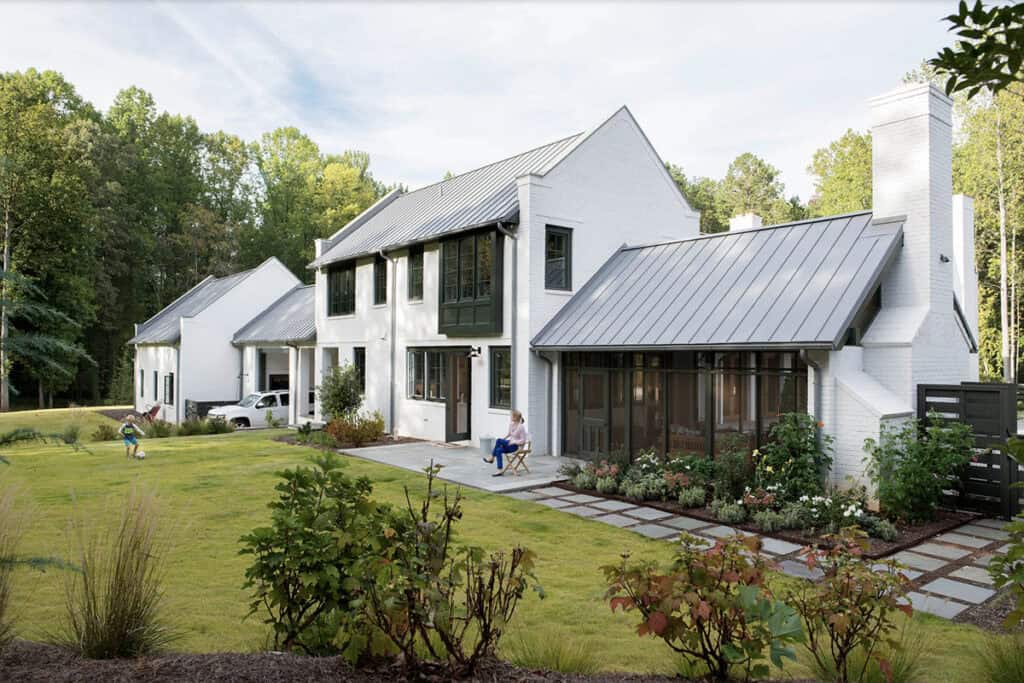 Tour this North Carolina modern farmhouse with stunning design elements