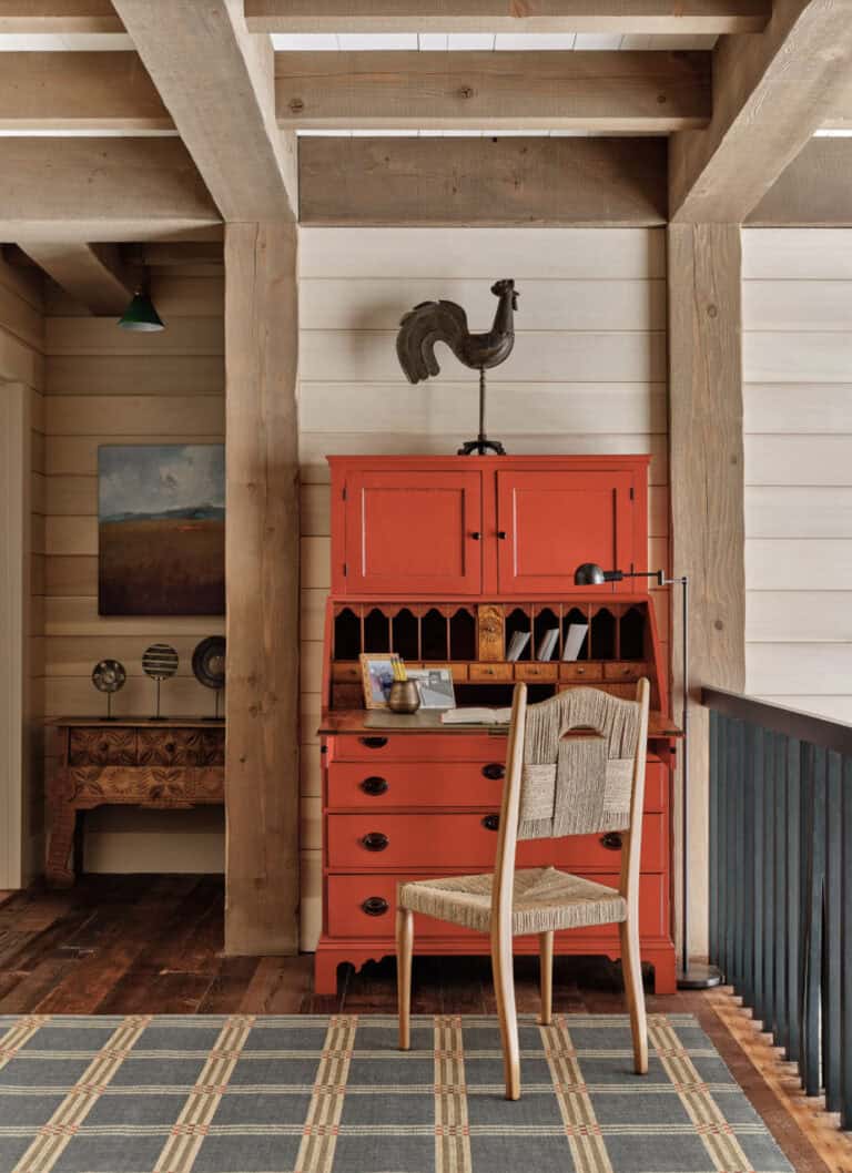 Step into this rustic modern Vermont barn house in the idyllic countryside