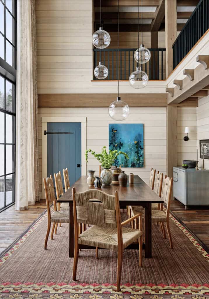 Step into this rustic modern Vermont barn house in the idyllic countryside