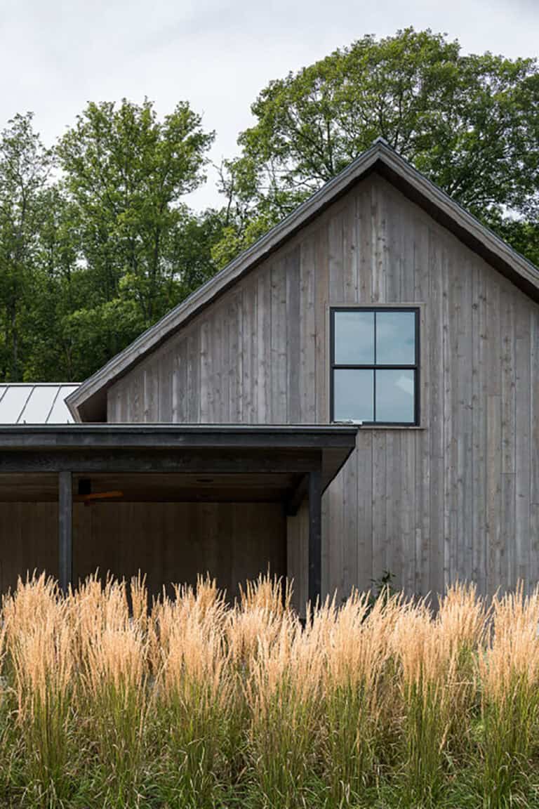 Charwood siding brings striking look to this rustic modern home in Vermont