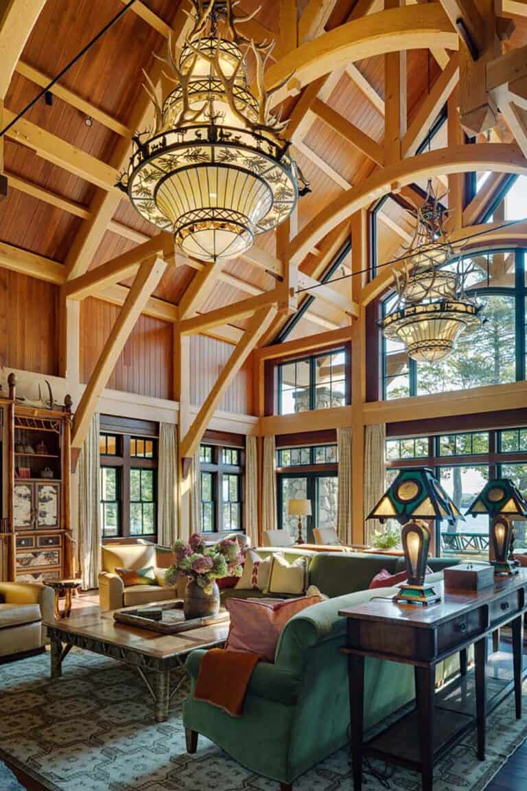 A dreamy New Hampshire lake house with scenic views of Lake Winnipesaukee