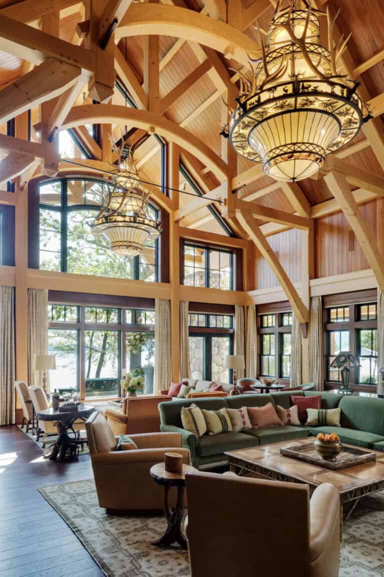 A dreamy New Hampshire lake house with scenic views of Lake Winnipesaukee