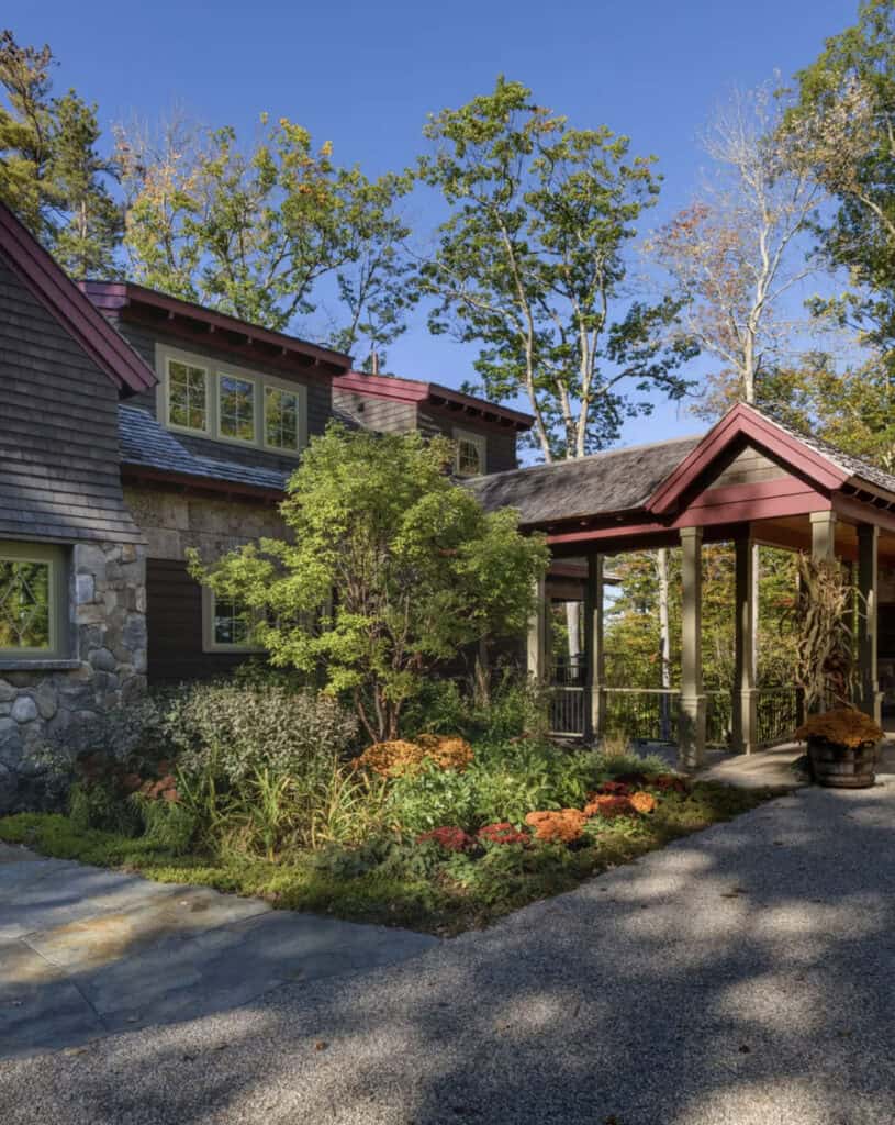Tour this charming lakeside cottage on a picturesque New Hampshire lake