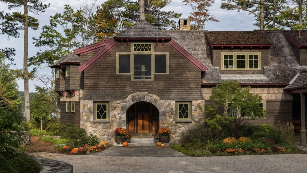 Tour this charming lakeside cottage on a picturesque New Hampshire lake