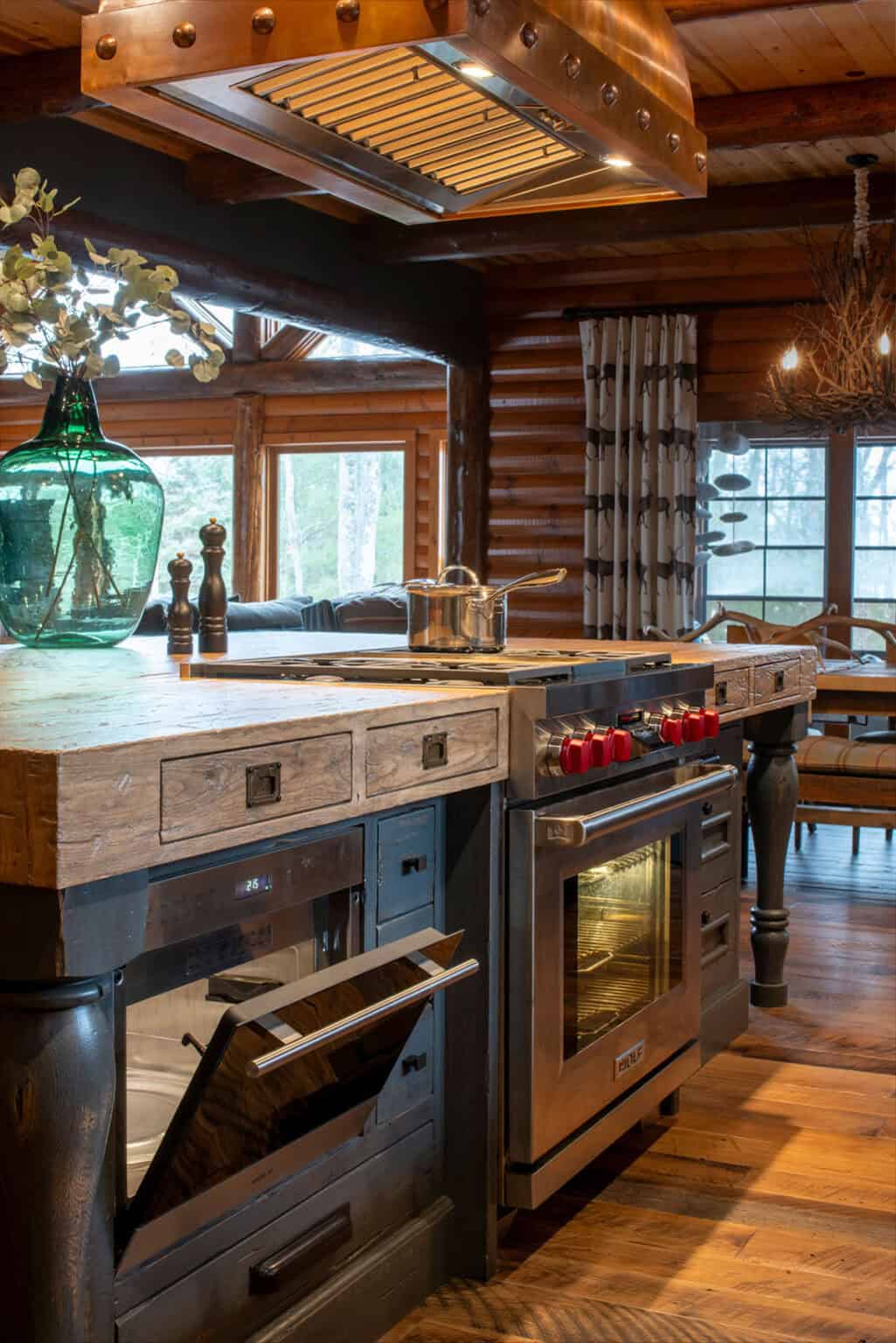A rustic log cabin makeover in the breathtaking Northwoods of Wisconsin