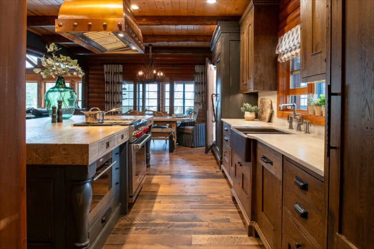 A rustic log cabin makeover in the breathtaking Northwoods of Wisconsin