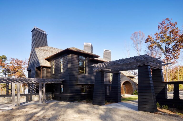Step into this gorgeous chalet inspired lake house overlooking Lake Keowee
