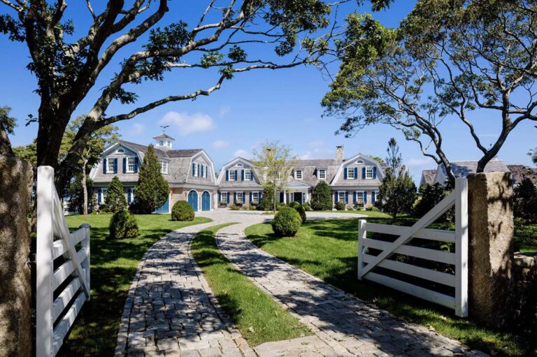 Step into this New England style home with coastal charm on Martha’s ...