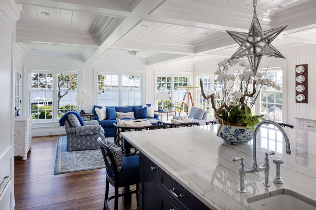 Step into this New England style home with coastal charm on Martha’s ...