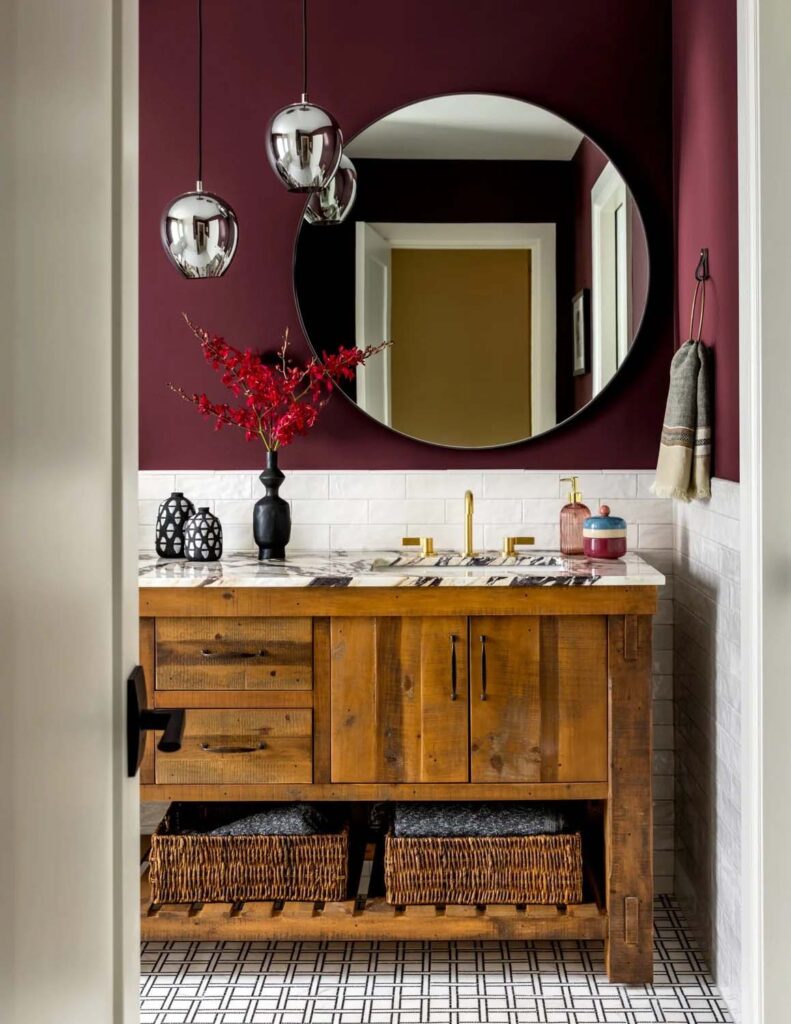 1970s Colonial-style farmhouse home in New Jersey gets a fresh new look