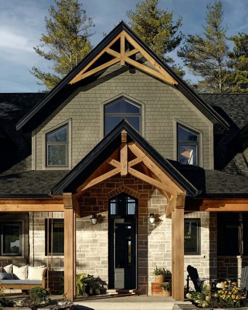 Step inside this absolutely stunning Canadian lake house on Georgian Bay