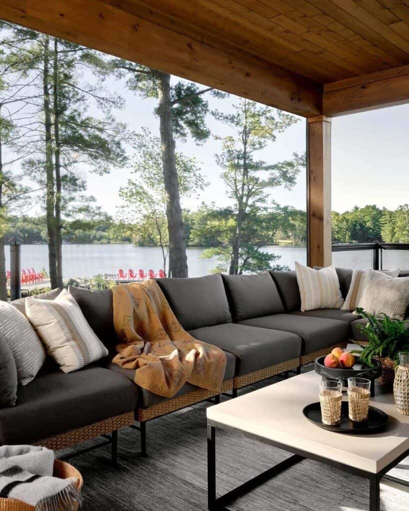 Step inside this absolutely stunning Canadian lake house on Georgian Bay