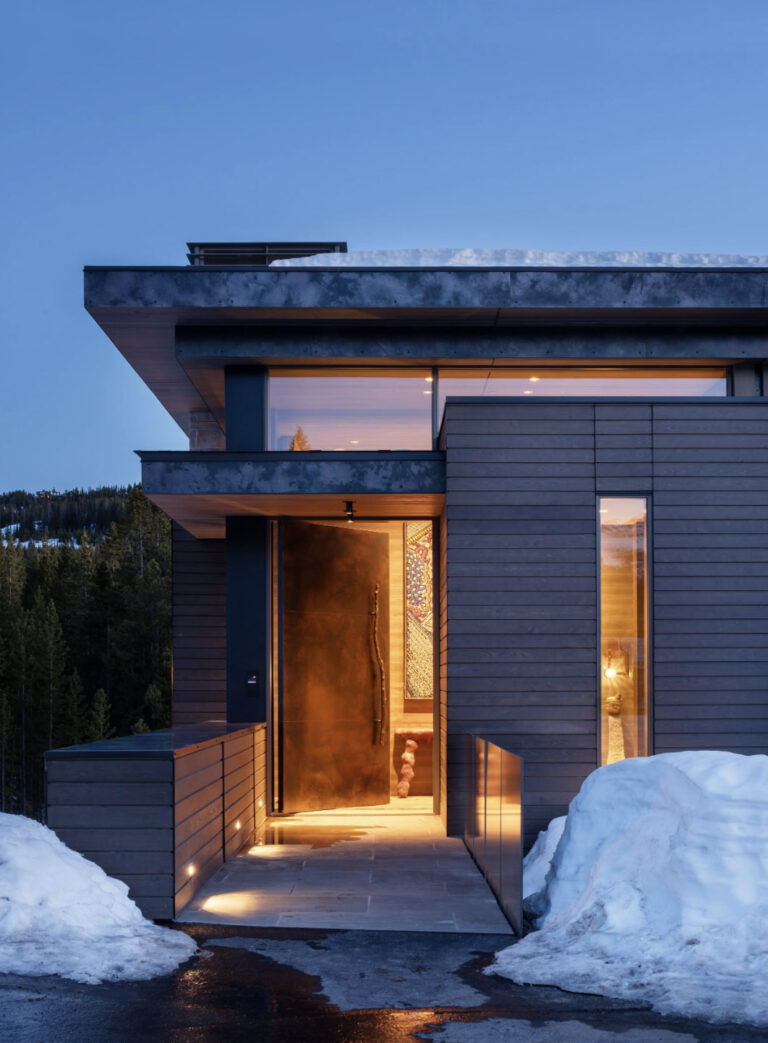 See this fabulous mountain home with dramatic views of Montana’s snowy ...