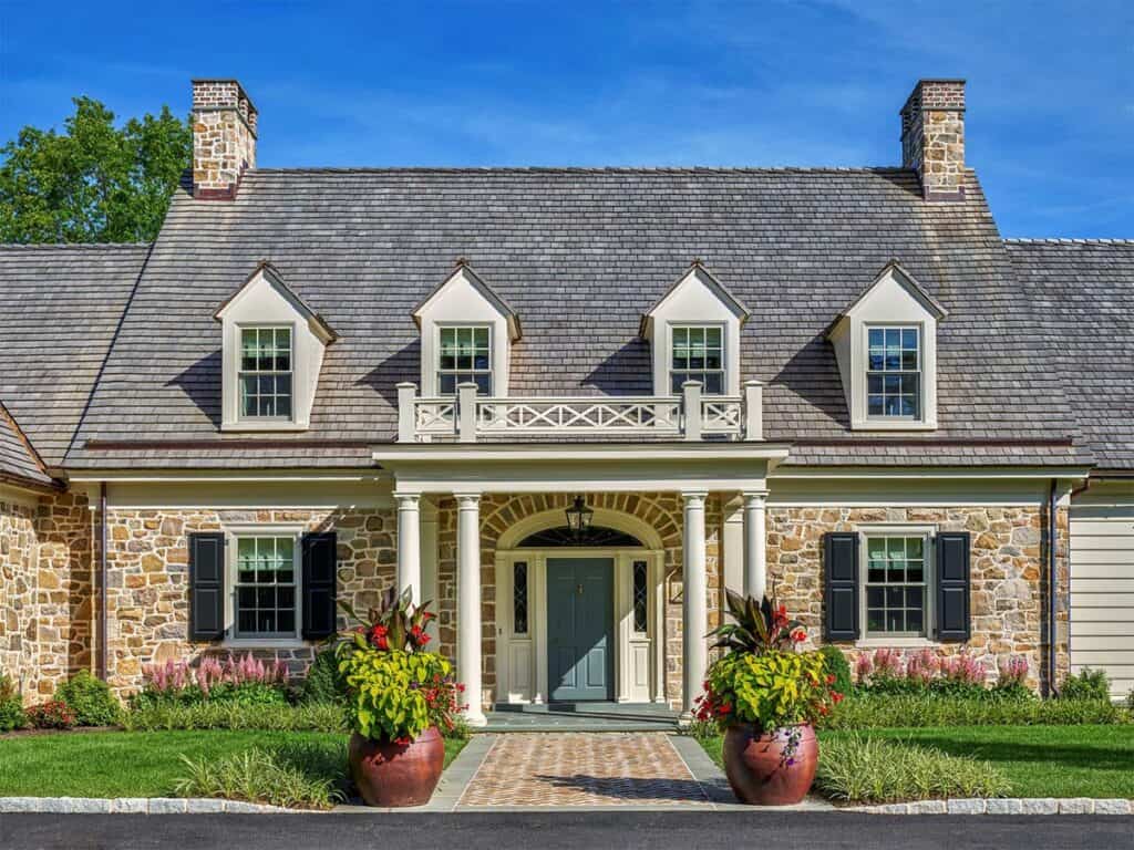 Must-see Pennsylvania stone farmhouse with warm and welcoming interiors