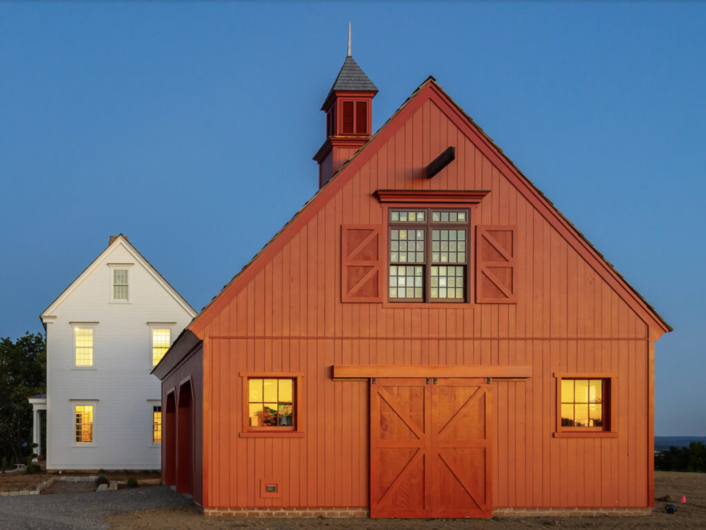 See this charming colonial-style farmhouse in the Pennsylvania countryside