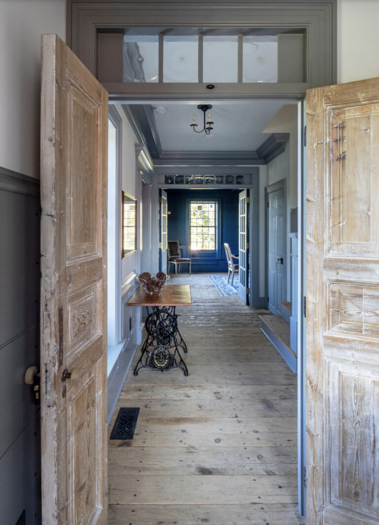 See this charming colonial-style farmhouse in the Pennsylvania countryside