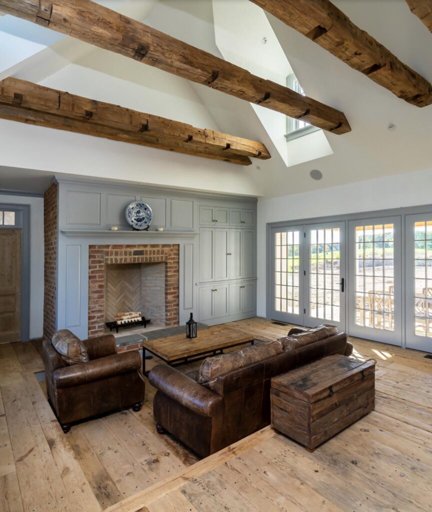 See this charming colonial-style farmhouse in the Pennsylvania countryside