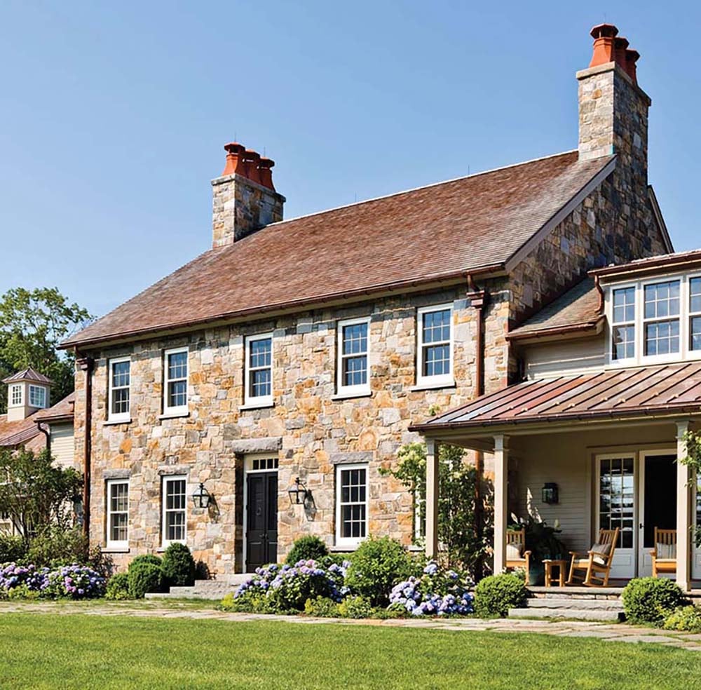 Peek into this Connecticut stone farmhouse nestled in the serene ...