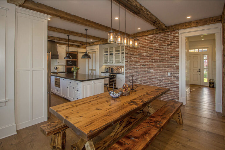 Step inside this Vermont modern farmhouse with idyllic mountain views
