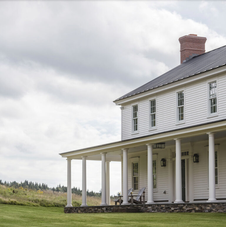 Step inside this Vermont modern farmhouse with idyllic mountain views