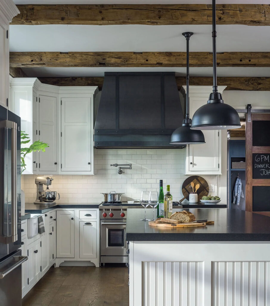 Step inside this Vermont modern farmhouse with idyllic mountain views